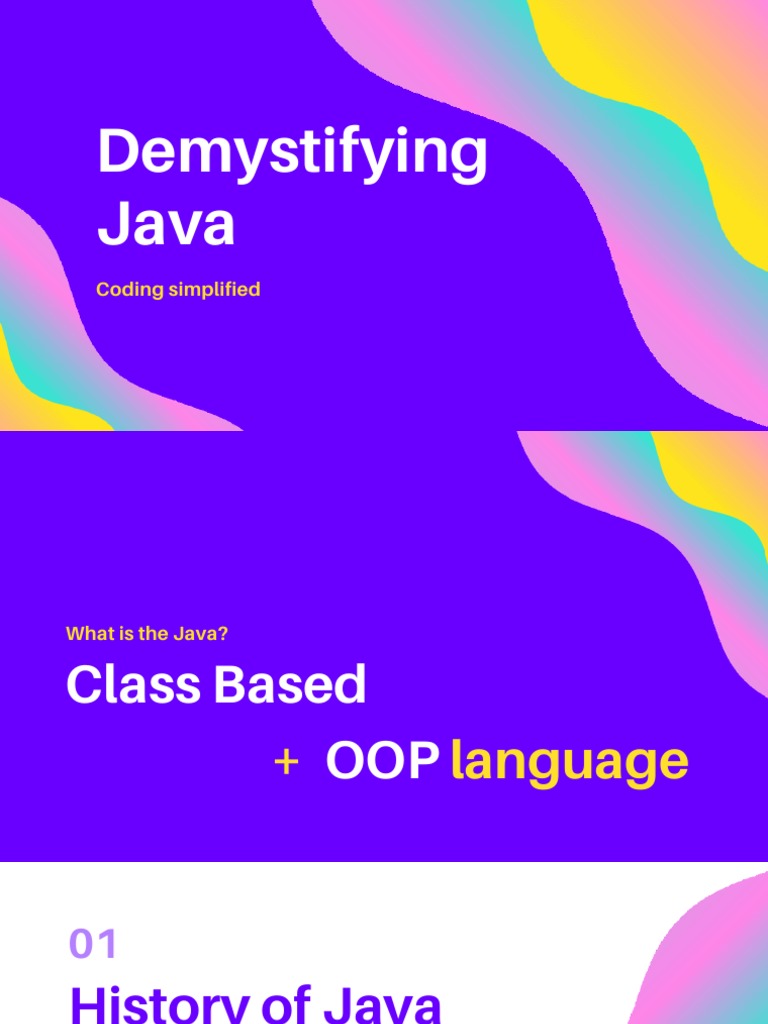 Demystifying Java | PDF | Java (Programming Language) | Java Version History