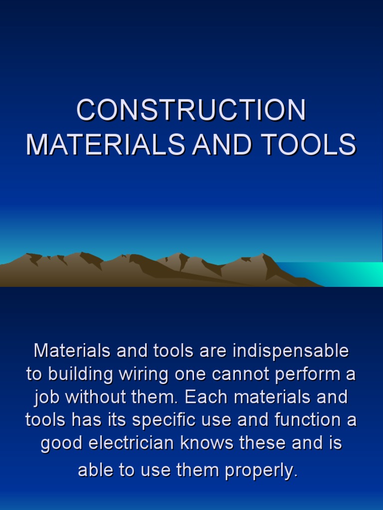 Essential Electrical Wiring Materials | PDF | Electrical Equipment | Wire
