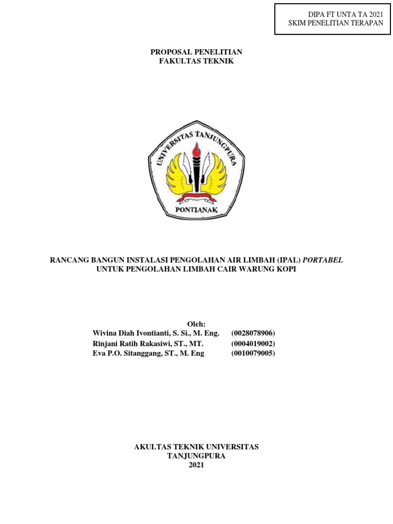 Proposal IPAL | PDF | Griya & Taman | Sains & Matematika