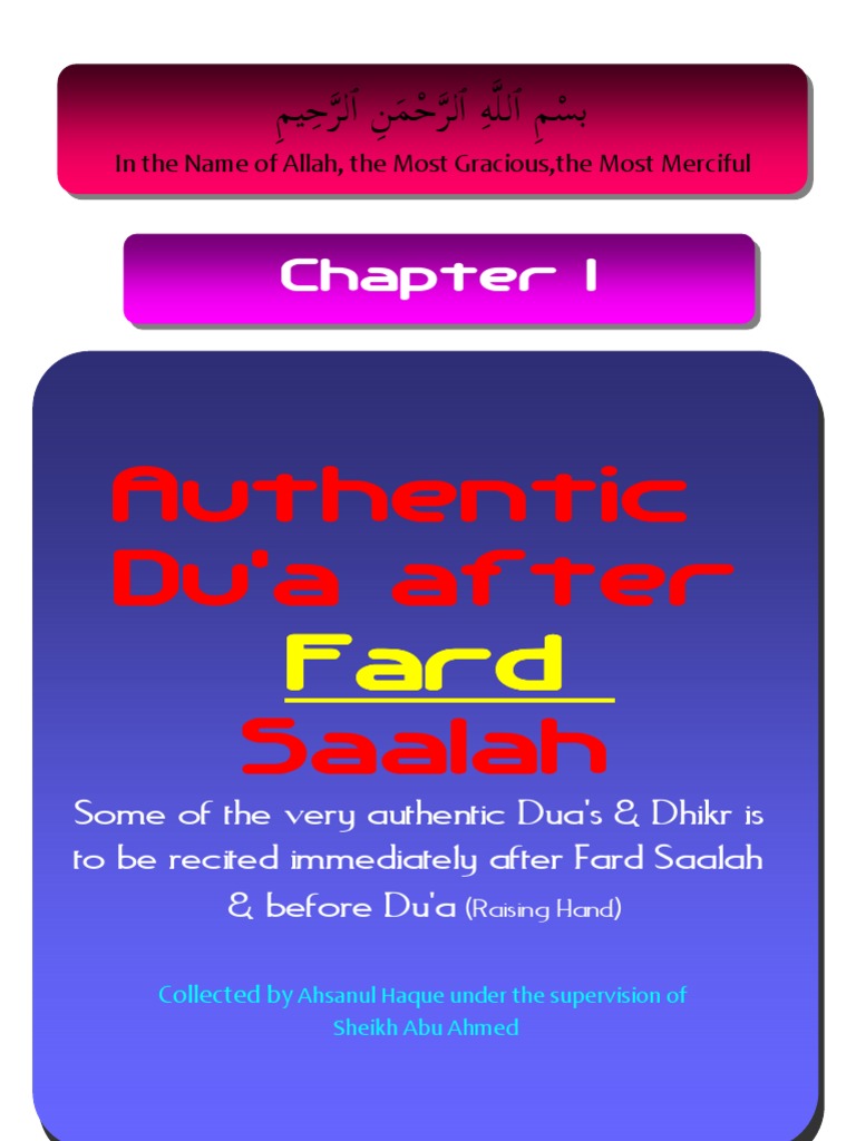 Dua After Salah | PDF | Islamic Ethics | Religious Behaviour And Experience