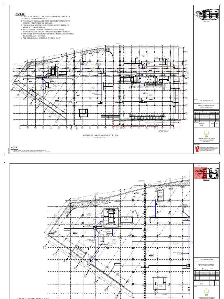 Structural Drawing (Sleeves in Raft) | PDF