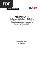 Pamamaraan NG Pagsusuri NG Datos | PDF