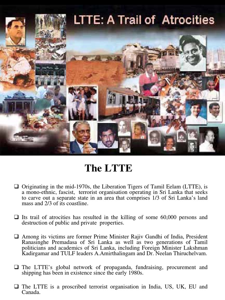 LTTE Terrorism | PDF | Sri Lanka | Massacre