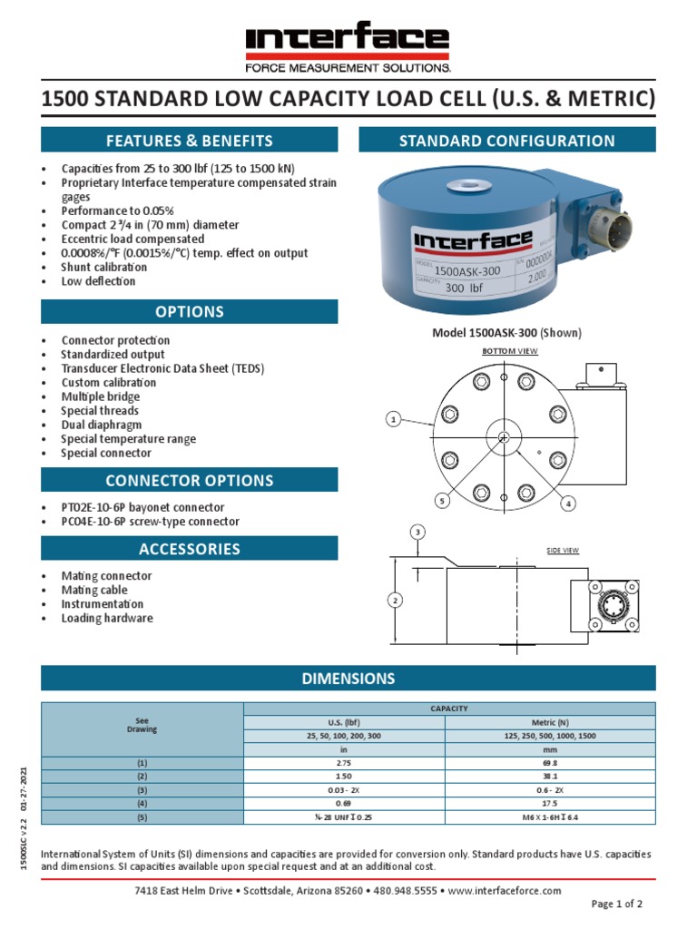 1500 SLC DS-1 | PDF | Electrical Resistance And Conductance | Equipment