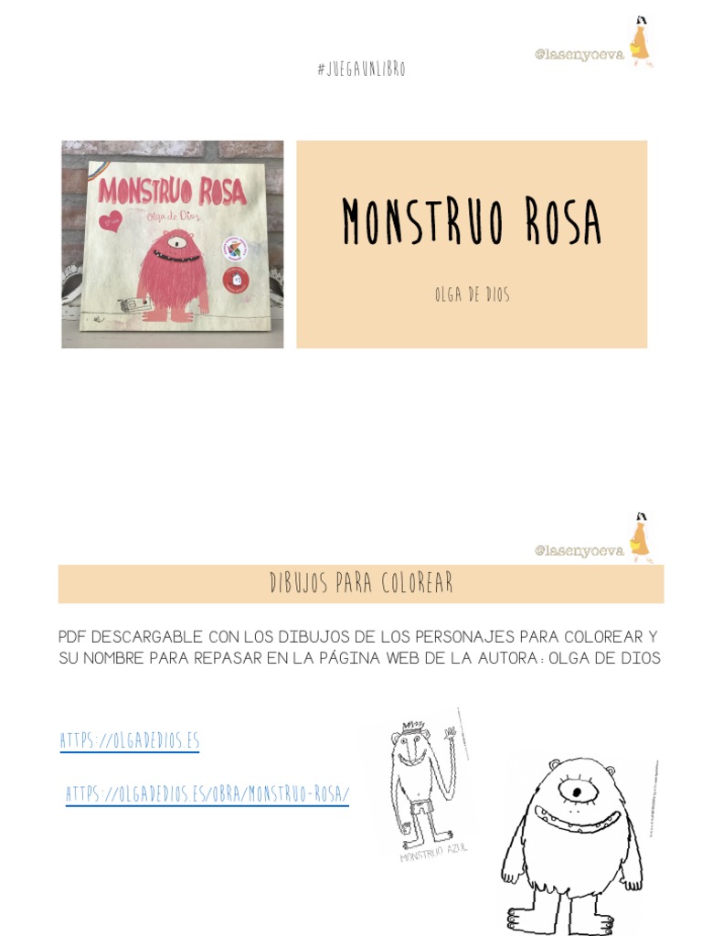 Monstruo Rosa. Actividades | PDF