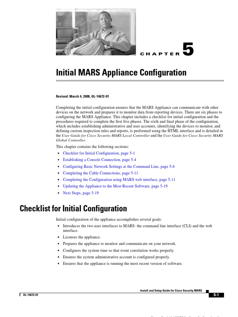 Initial MARS Appliance Configuration | PDF | Command Line Interface ...