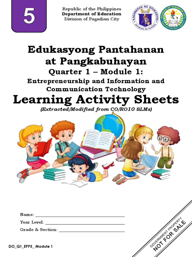 EPP5 Q1 Module-1 | PDF