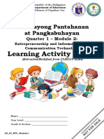 Grade 4 Q2 W8 EPP LAS. | PDF