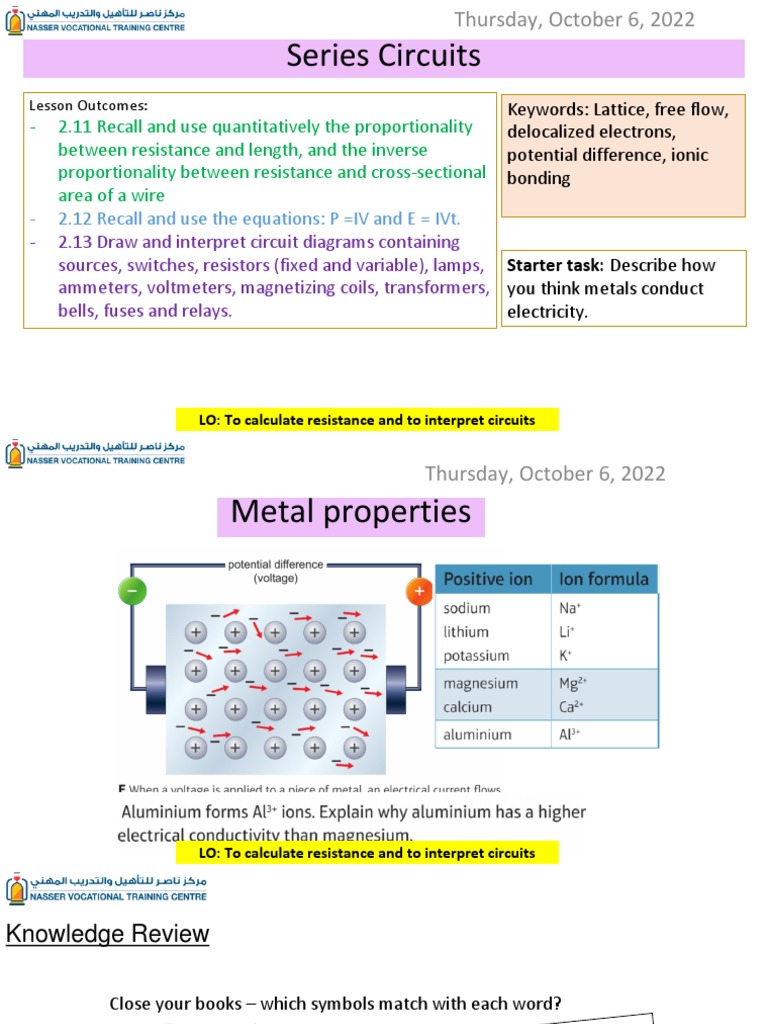 Resistance in Series and Paralell Circuits Lessons 1-4 W4-5 | Download ... Resistance in Series and Paralell Circuits Lessons 1-4 W4-5 | Download ...