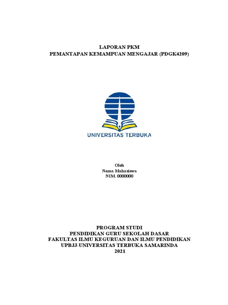 Format Laporan PKM | PDF