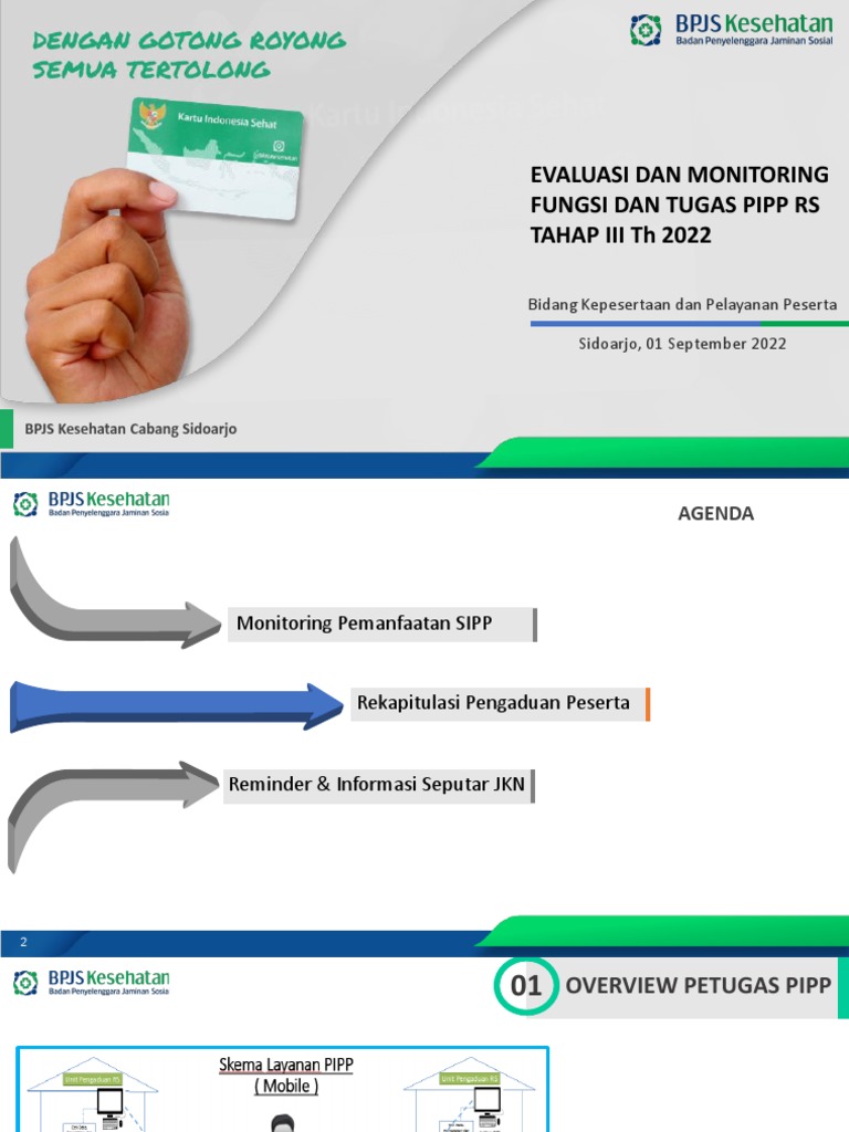 Materi Monev Pipp RS Tahap Iii 2022 | PDF