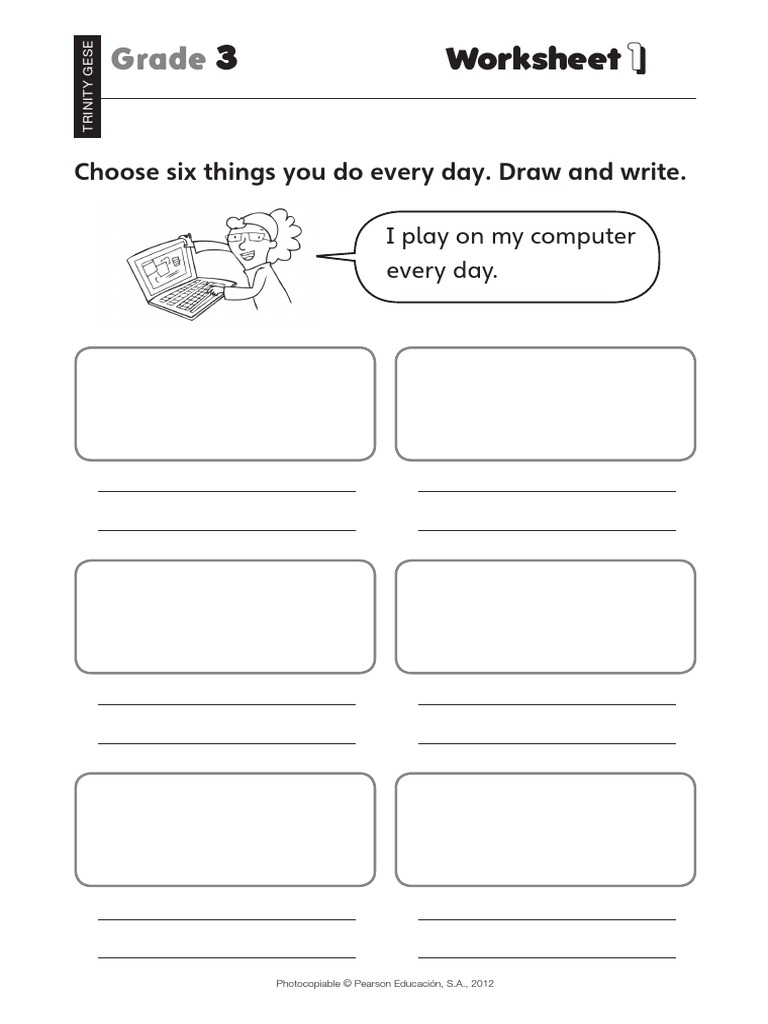 Preparation Worksheets For Grade 3 | PDF