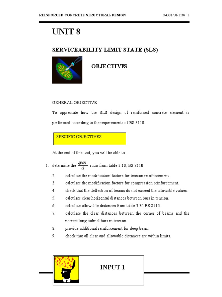 Serviceability Limit State in Concrete Design | PDF | Beam (Structure ...