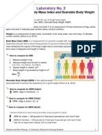 7 Computation On Desirable Body Weight | PDF | Body Mass Index | Obesity