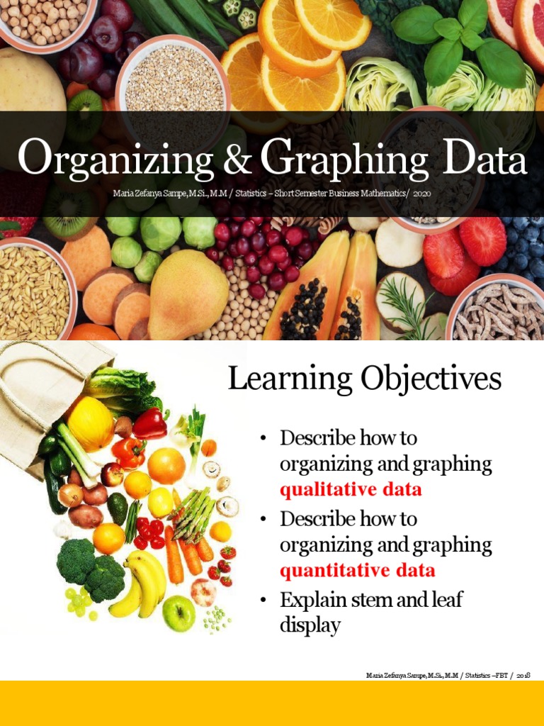Session 3 - Organizing Graphing Data - MZS 2020 | PDF | Histogram | Statistics