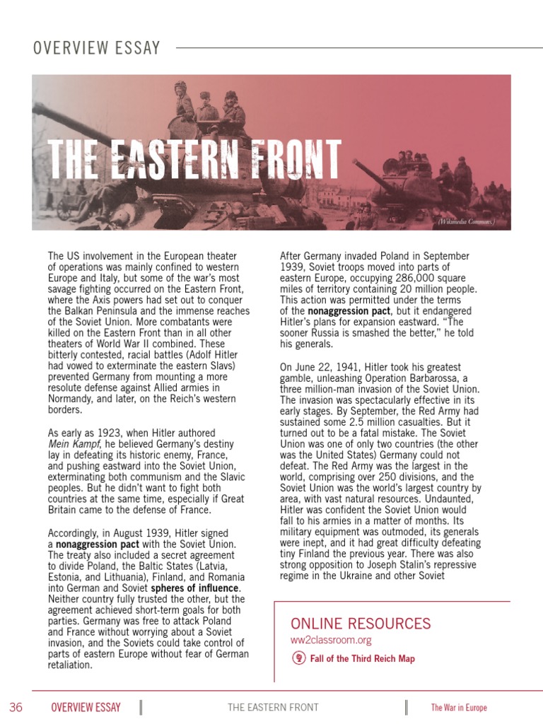ww2 Eastern Front | PDF | Eastern Front (World War II) | Nazi Germany