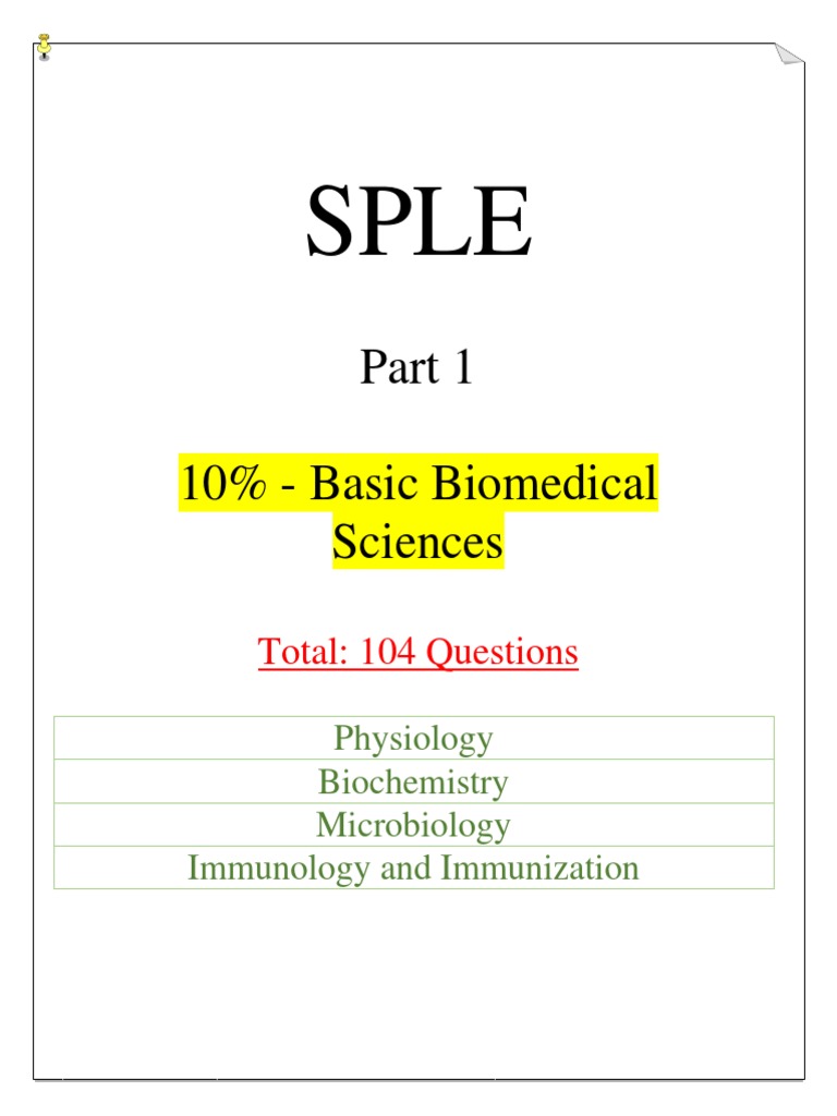 Sple Basic Biomedical Sciences | PDF | Vaccines | Antibody