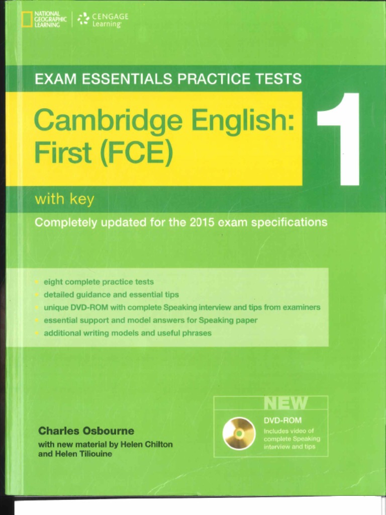 B2 Cambridge English First Tests (FCE) 1 2015 | PDF