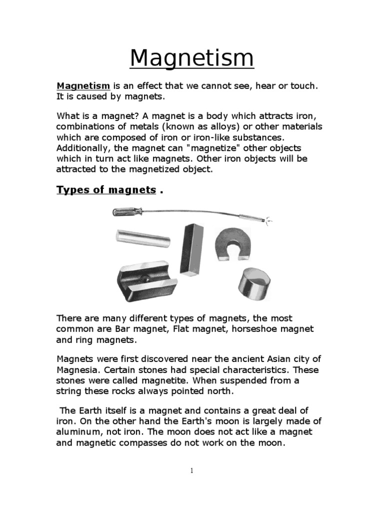 Understanding Magnetism and Its Uses | PDF | Magnet | Magnetism