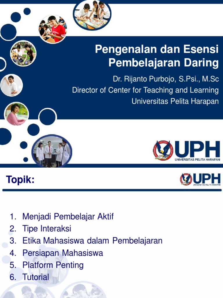 Panduan Pembelajaran Daring UPH | PDF | Karier & Perkembangan