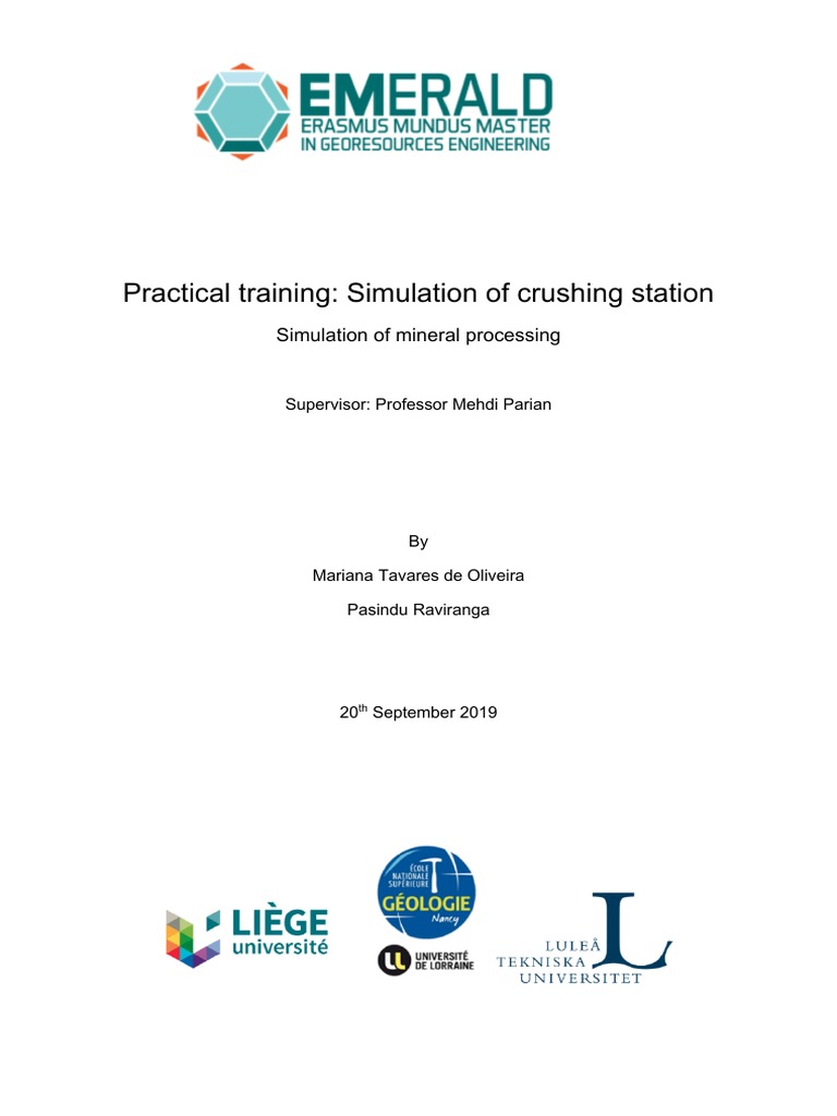 Simulation Crushing Assignment1 | PDF