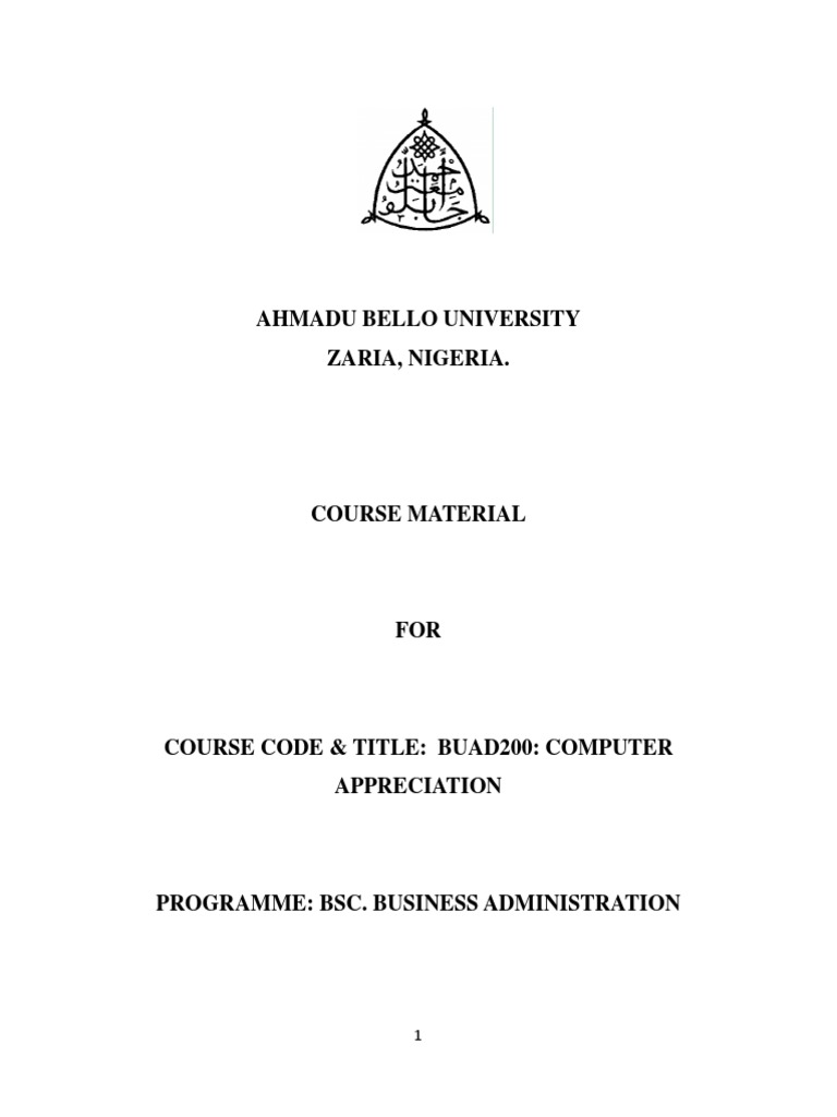 Introduction To Computer Application Note | PDF | E Reader | Mobile App