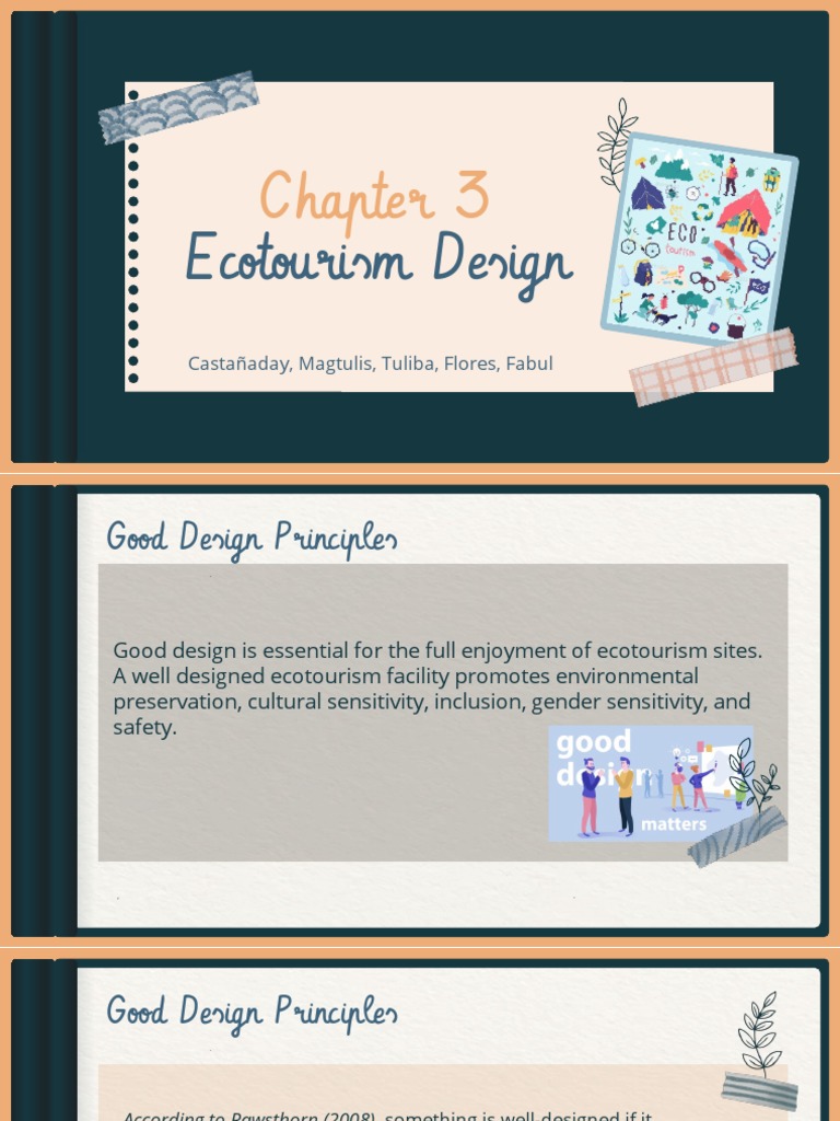 Ecotourism Facility Design Principles | PDF | Accessibility