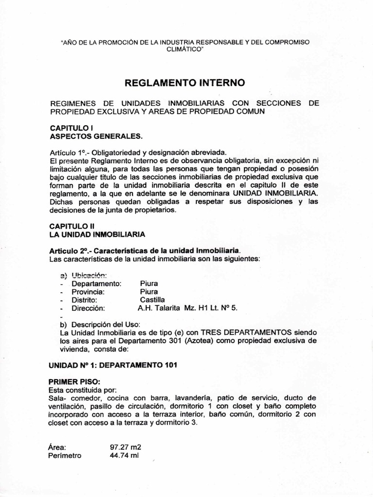 3.-Reglamento Interno | PDF