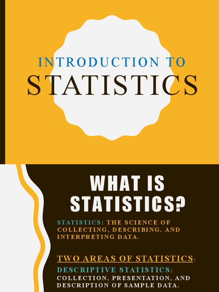 Introduction To Statistics (Autosaved) | PDF | Sampling (Statistics ...