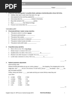 EC - A1P Language Test 4B | PDF