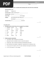 EC - A1P Language Test 4B | PDF