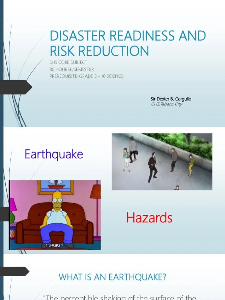 Earthquake Hazard | PDF