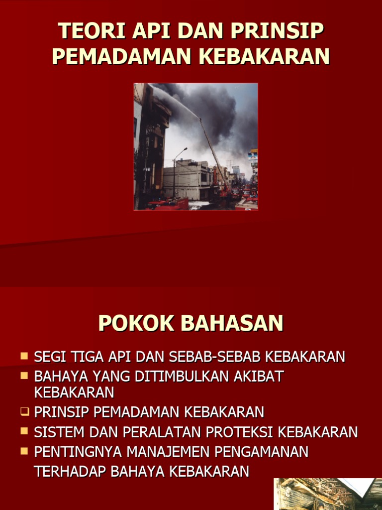 Teori API & Prinsip Pemadaman | PDF