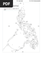 Philippine Provinces Blank Map Quiz | PDF