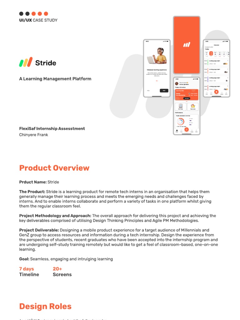 Stride - UX Research | PDF | Learning | Communication