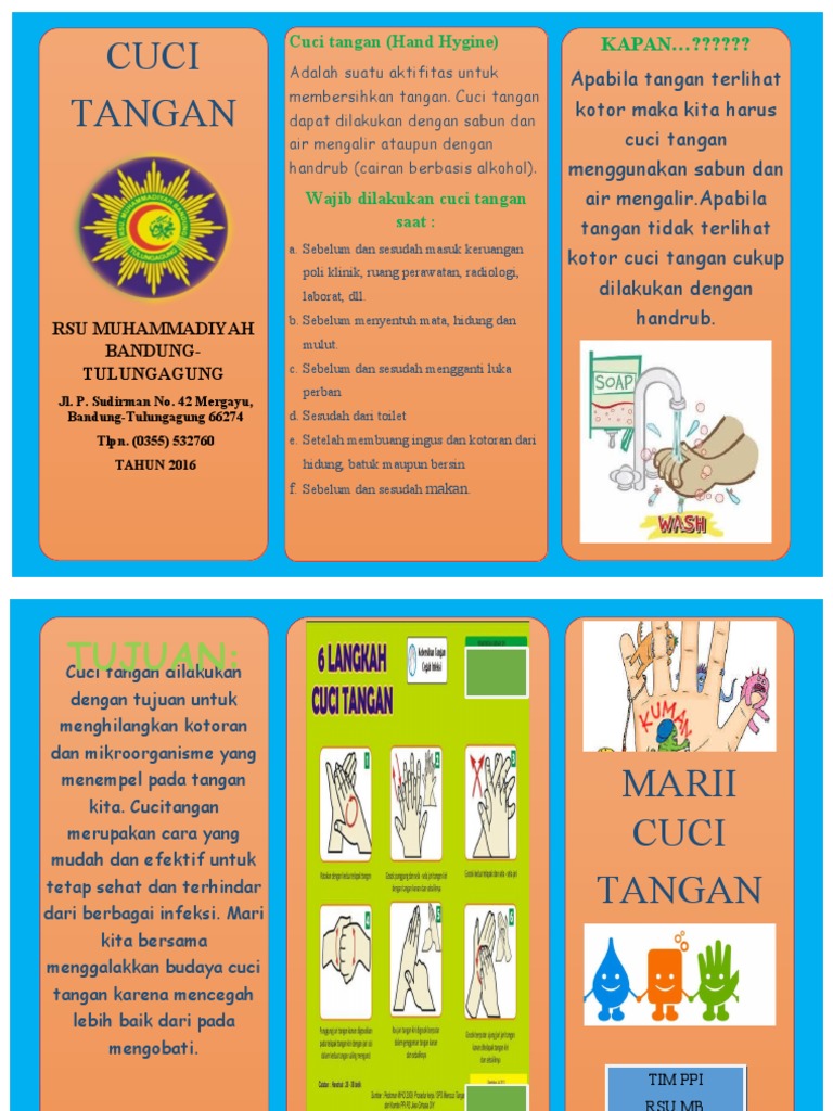 Leaflet Cuci Tangan | PDF