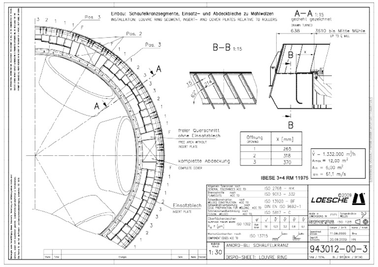 Louver Ring Dispotion Sheet | PDF