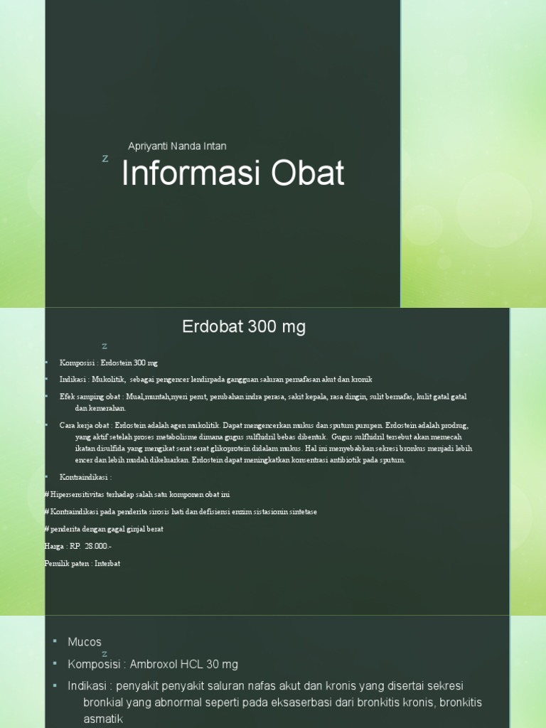 Panduan Obat Batuk dan Pernafasan | PDF