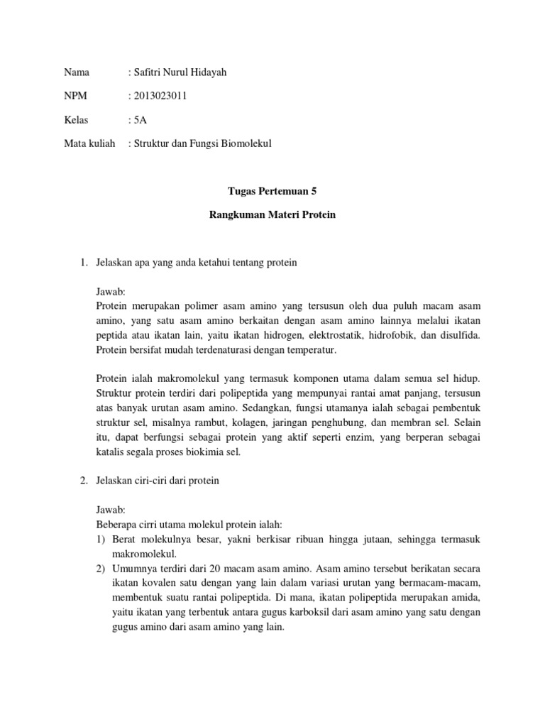 Tugas Pertemuan 5 SFB | PDF