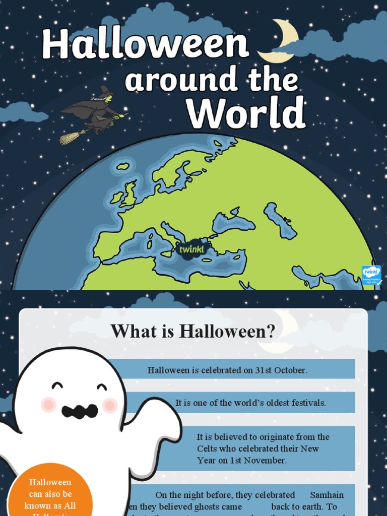 T T 2548950 ks1 Halloween Around The World Powerpoint - Ver - 5 | PDF | Halloween | Trick Or ...