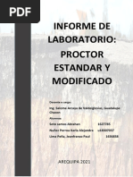 Informe de Proctor Modificado | PDF | Ingeniero civil | Metrología