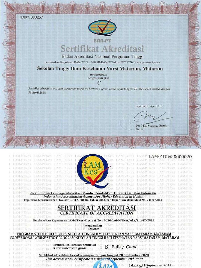 Sertifikat-akreditasi-STR-digabungkan-digabungkan - Compressed (1) - Compressed | PDF