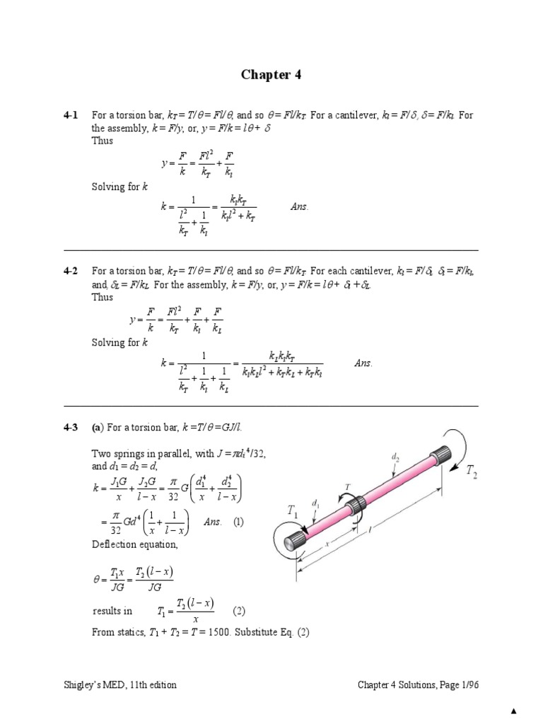 T T L L: Shigley's MED, 11th Edition Chapter 4 Solutions, Page 1/96 | Download Free PDF ...