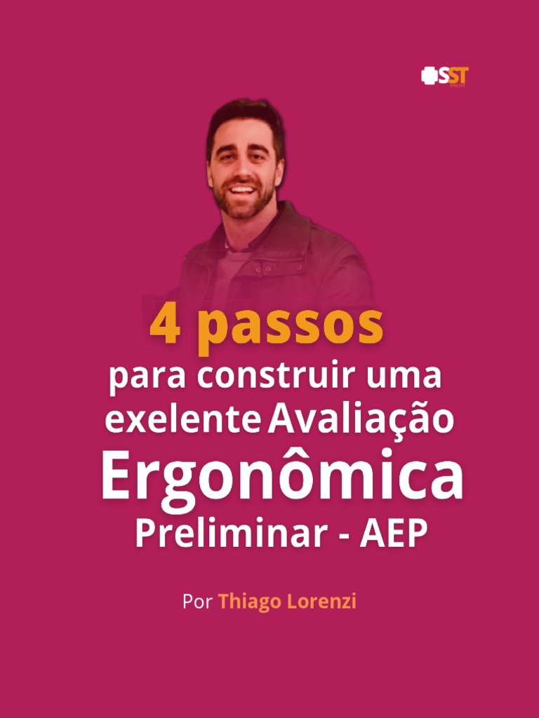 4 Passos para Construir Uma Excelente Avaliacao Ergonomica Preliminar AEP 2 | PDF | Fatores ...