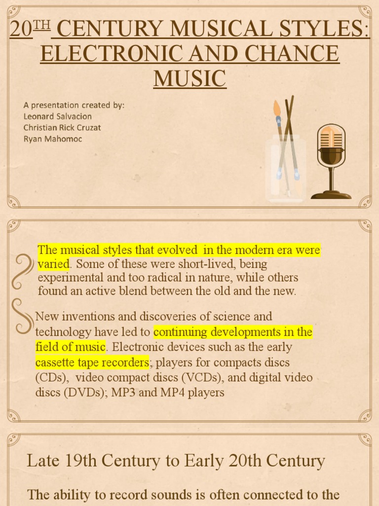 Electronic and Chance Musics | PDF | Electronic Music | Composers