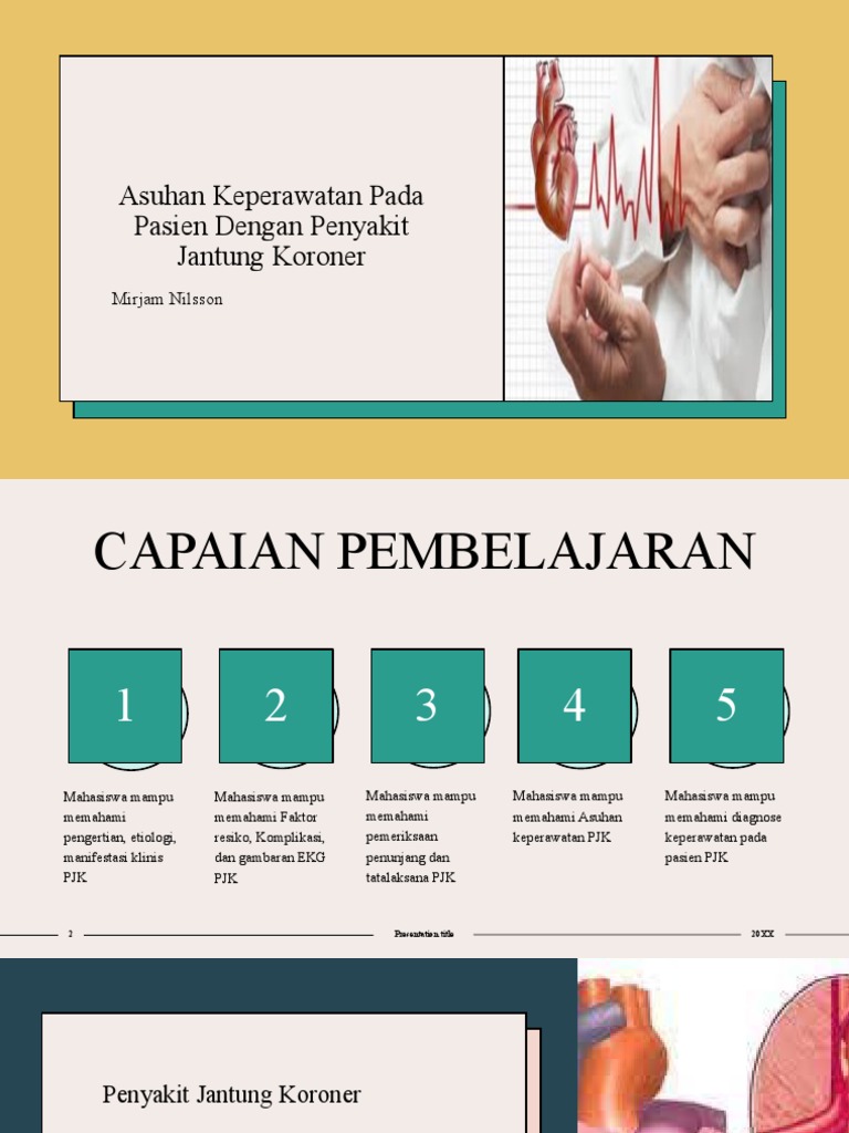 Asuhan Keperawatan Pada Pasien Dengan Penyakit Jantung Koroner | PDF