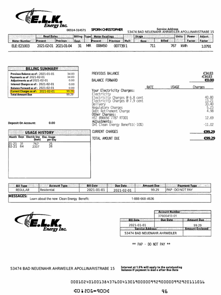 Energy Bill PDF