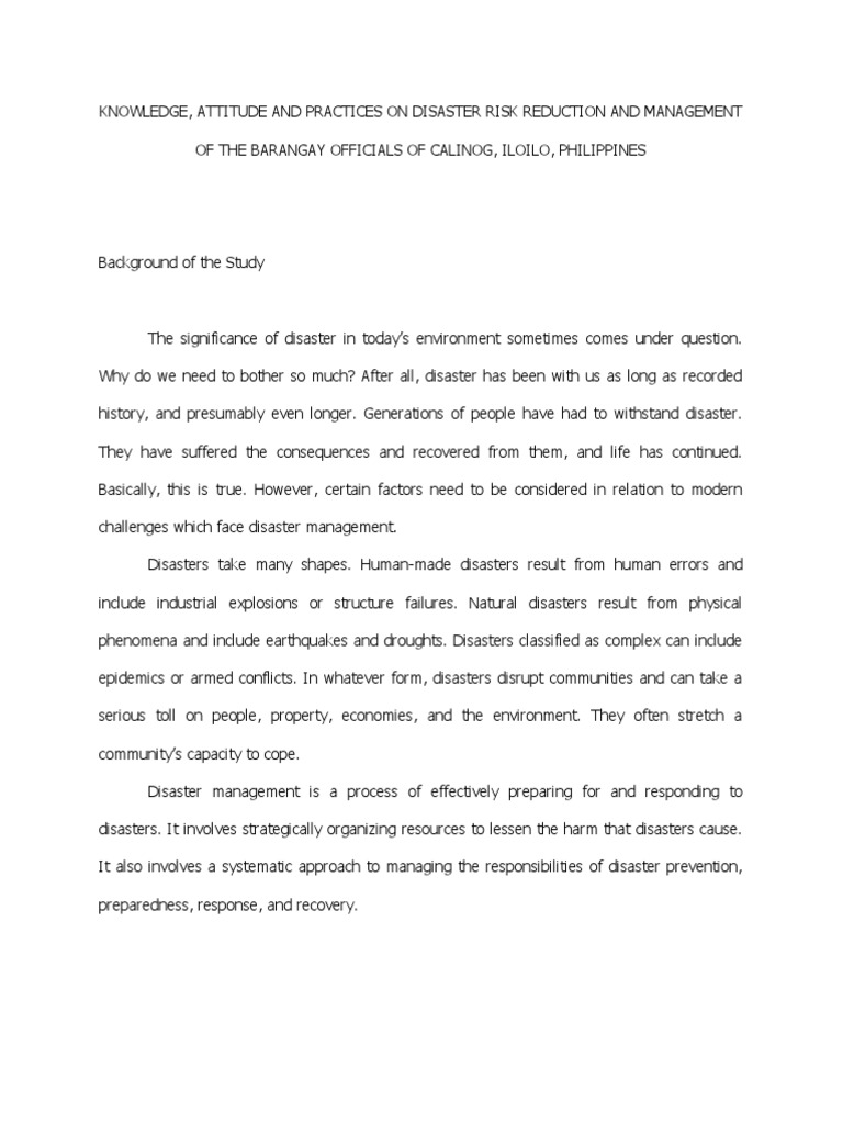 Knowledge Attitude and Practices Kap Kyd | PDF | Intention | Behavior