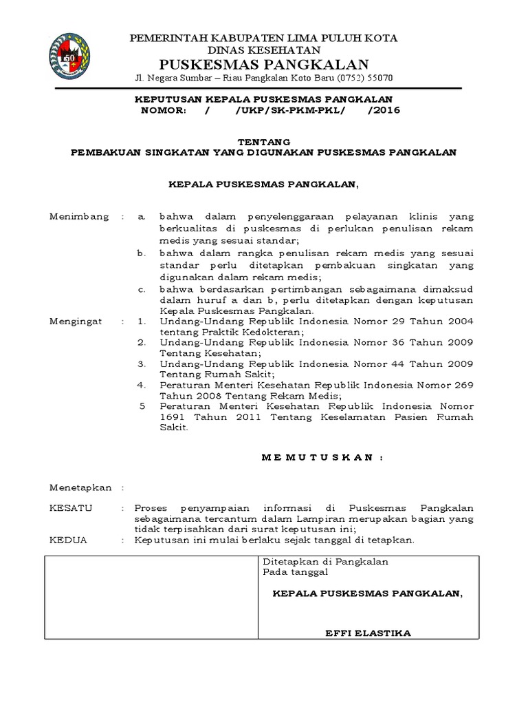 8.4.1.3 Pembakuan Singkatan | PDF