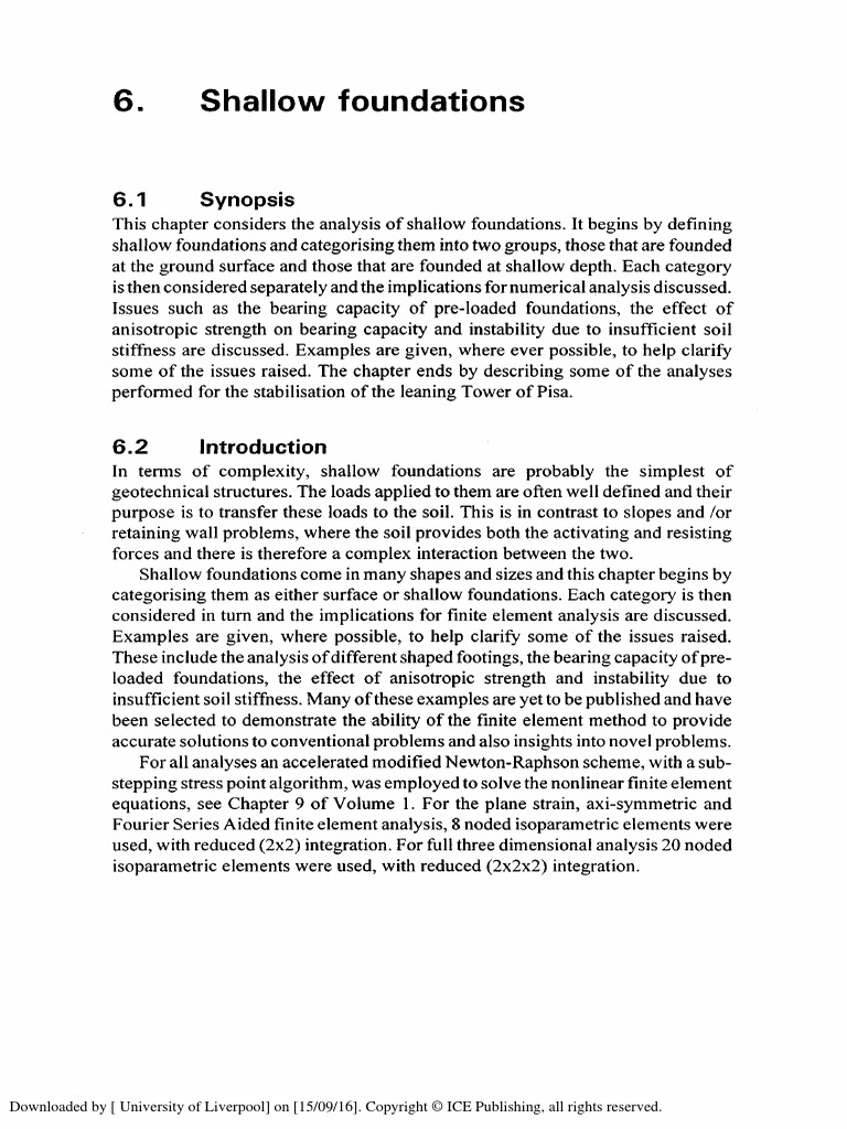 Finite Element Analysis in Geotechnical Engineering Volume Two - Application 6. Shallow ...